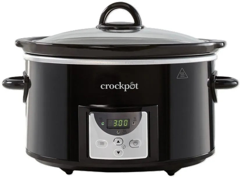 Crockpot pomalý hrnec s časovačem 3,5 l, černý
