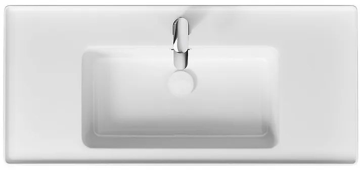 Cersanit Crea, závěsná skříňka s umyvadlem 100cm, set B117, dub, S801-290
