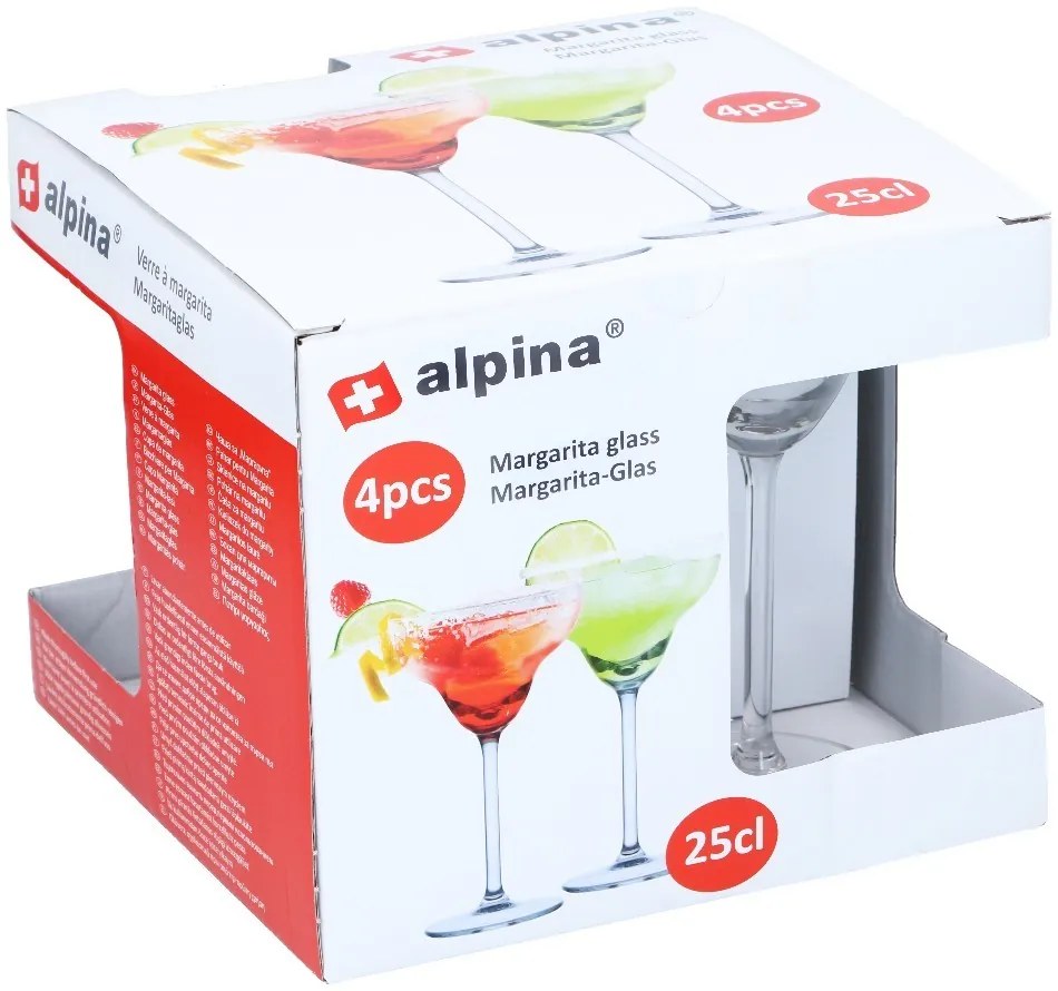 ALPINA Sklenice na koktejly 250 ml sada 4 ksED-249632