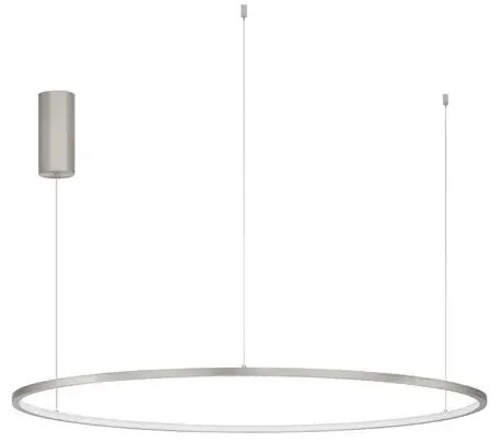 LED lustr Tarquin 100 Stříbrná