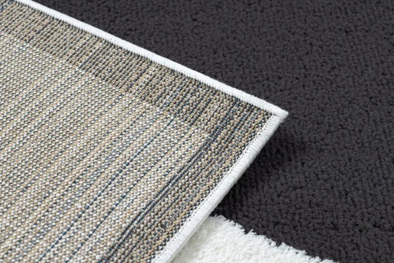 Dywany Łuszczów, Kusový koberec Mode 8598 geometric cream/black, 160x220, černobílá, kancelář