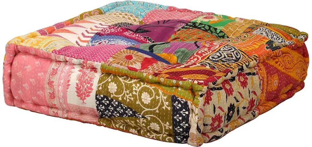 2místný modulární pouf patchwork textil 244985