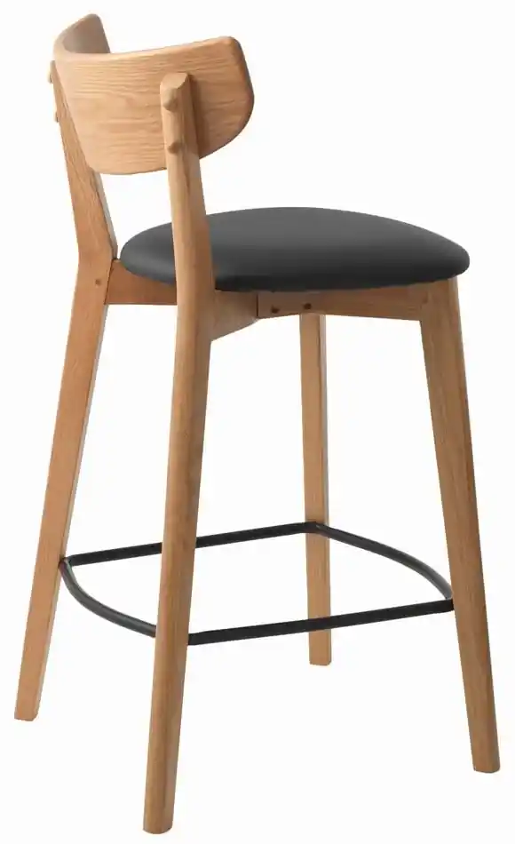Barová židle z dubového dřeva Unique Furniture Pero | BIANO