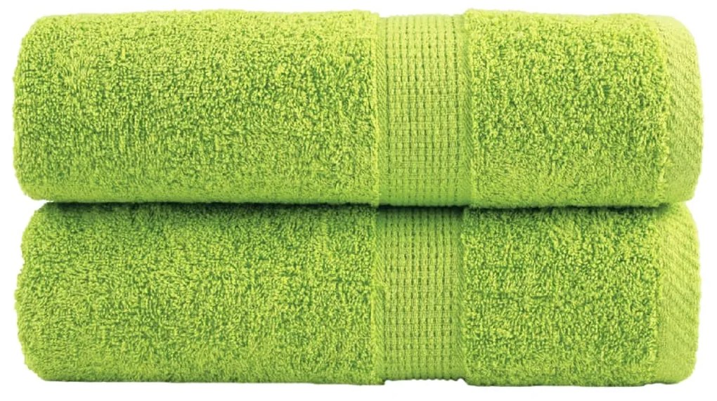 Prémiové mycí utěrky SOLUND 2 ks jablečně zelené 30x30 cm 600 g/m² 137491