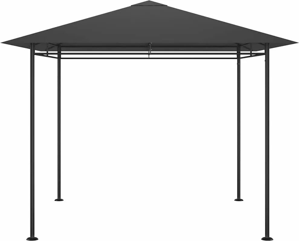 Altán 3 x 3 x 2,7 m antracitový 180 g/m² 313920