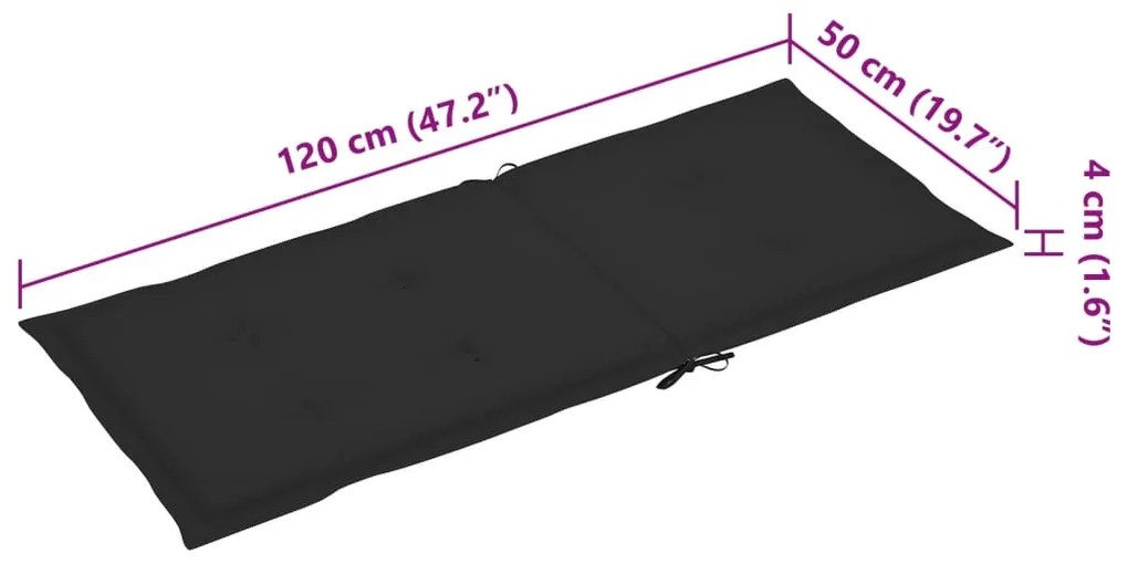 vidaXL Marketos Houpací křeslo s poduškou bambus