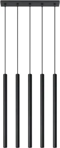 Lustr SOLLUX Pastelo 5 G9 5x40W bez zdroje SL.0472 černá
