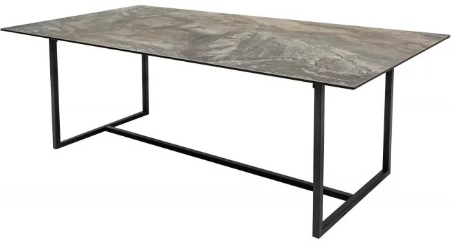 Symbióza jídelního stolu 200cm keramický taupe mramorový vzhled / 40668