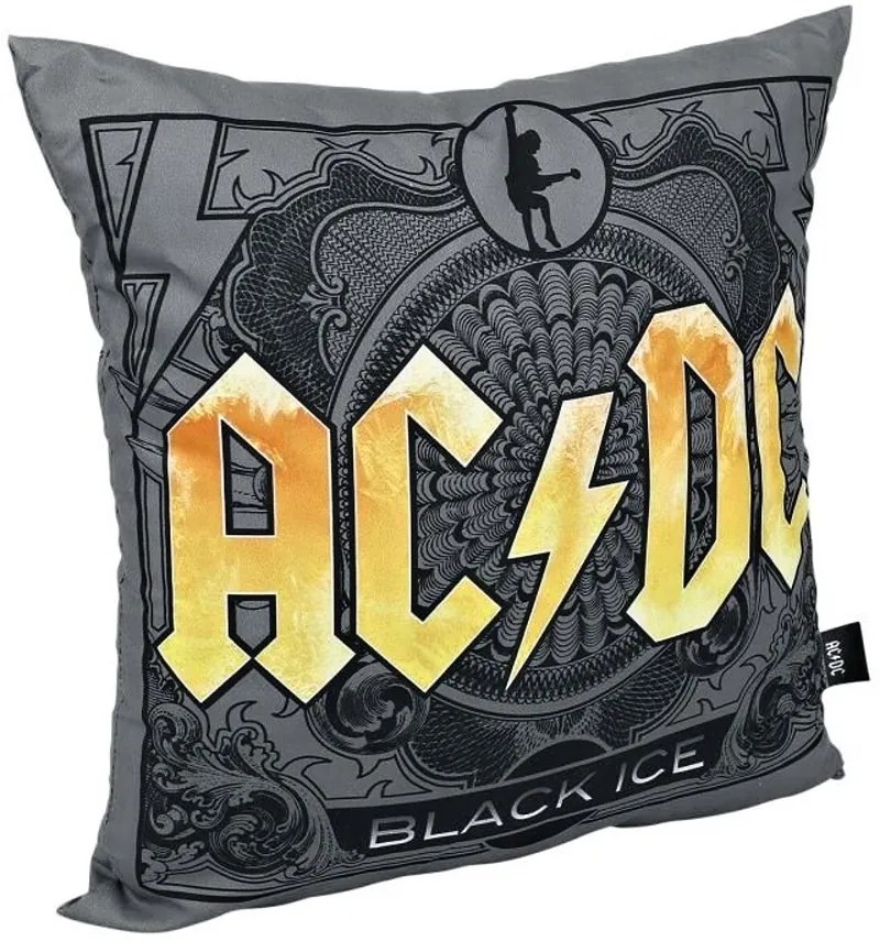 Polštář AC/DC - motiv Black Ice - 40 x 40 cm
