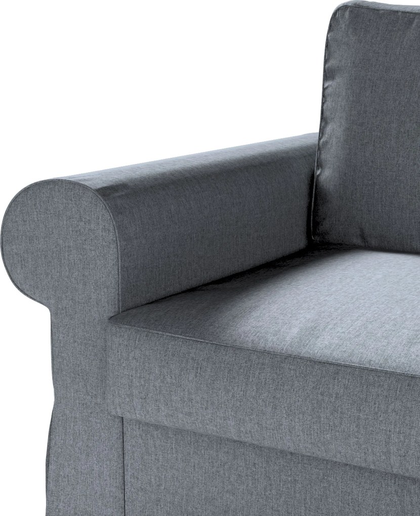 Potah na pohovku IKEA Backabro 2-místná, rozkládací barva šedá látka pletený vzor