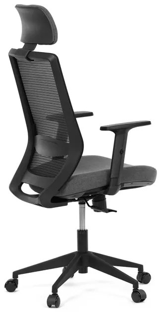 Ergonomická kancelářská židle AURELIE - černá síťovina Barva: šedá
