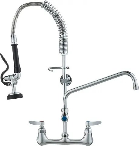 Komerční baterie s oplachovacím rozprašovačem, 63,5 cm výška, 20,3 cm střed, 30,5 cm