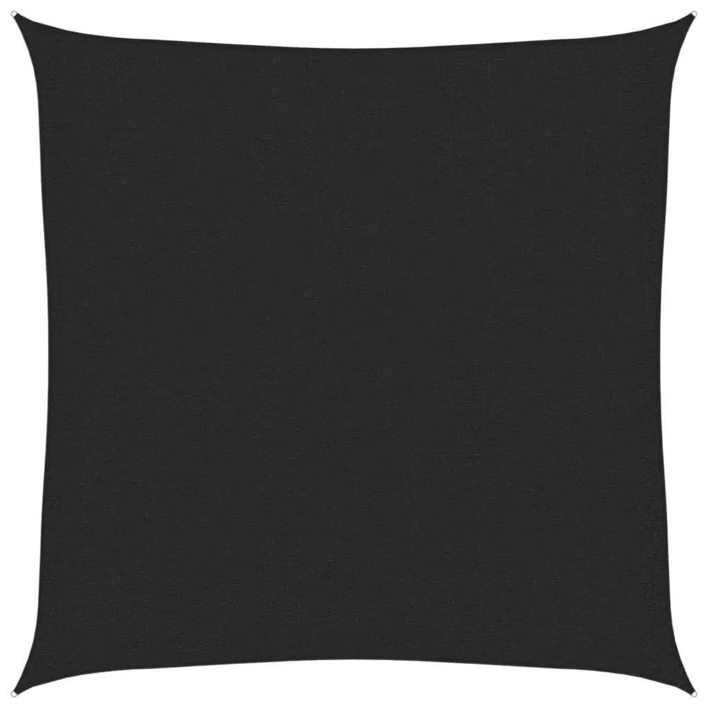 Stínící plachta 160 g/m² černá 3,6 x 3,6 m HDPE 311715