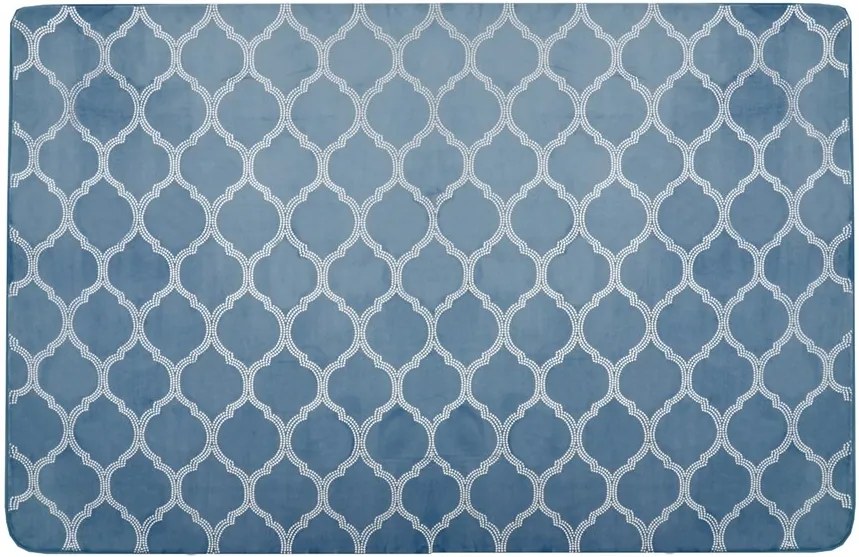 Kusový koberec Shine Glamour modrý 140x200