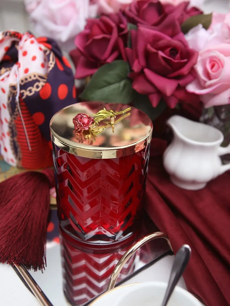 Côte Noire Herringbone svíčka Rose Oud, 600 g