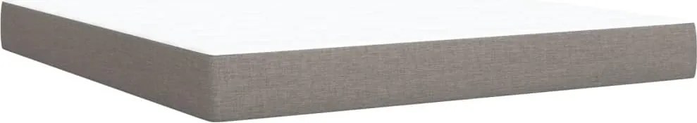 Box spring postel s matrací taupe 180x200 cm textil 3285971