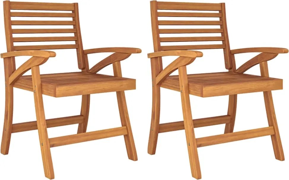 3dílný zahradní jídelní set masivní akáciové dřevo 3156857