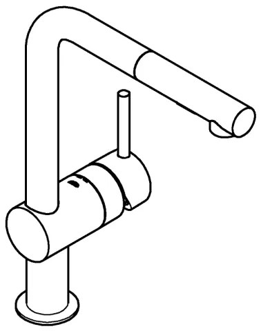GROHE 30274GN0 - Dřezová baterie A zlatá