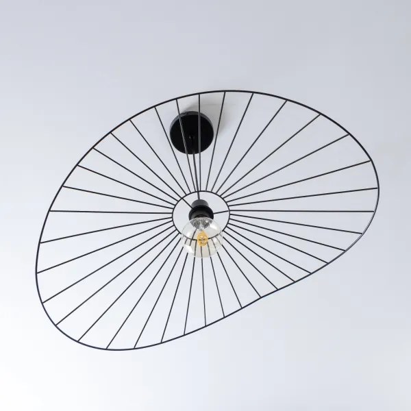 Brilagi - LED Lustr na lanku CERIA WIRE 1xE27/40W/230V 60x80 cm černá