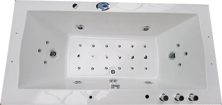 BPS-koupelny Hydromasážní vana HYD-RA640 180x90 bez ohřevu vody