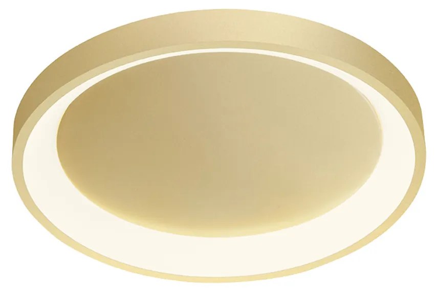 Redo 01-2664 stropní LED stmívatelné svítidlo Iconic pískově zlaté, 30W, 3000K, ø38cm