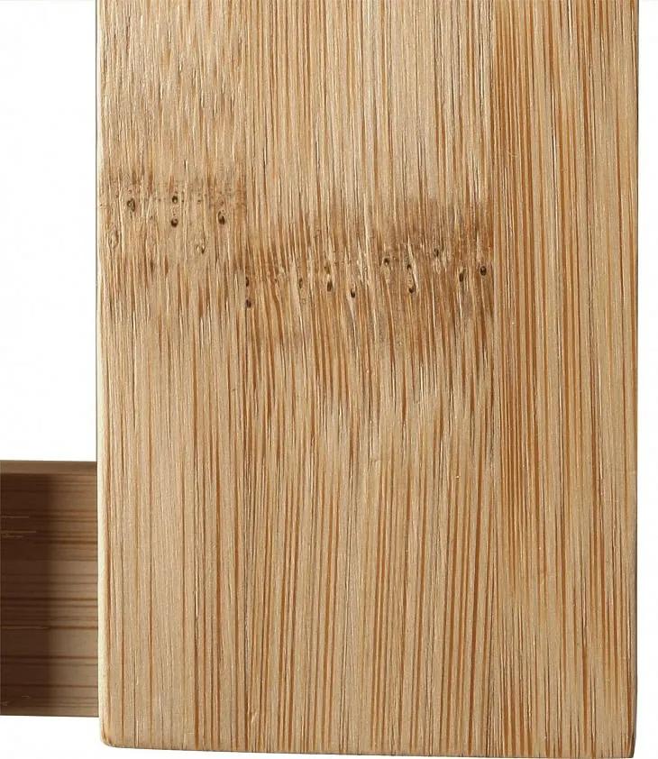 Tempo Kondela Protiskluzová předložka do koupelny, přírodní lakovaný bambus, KLERA