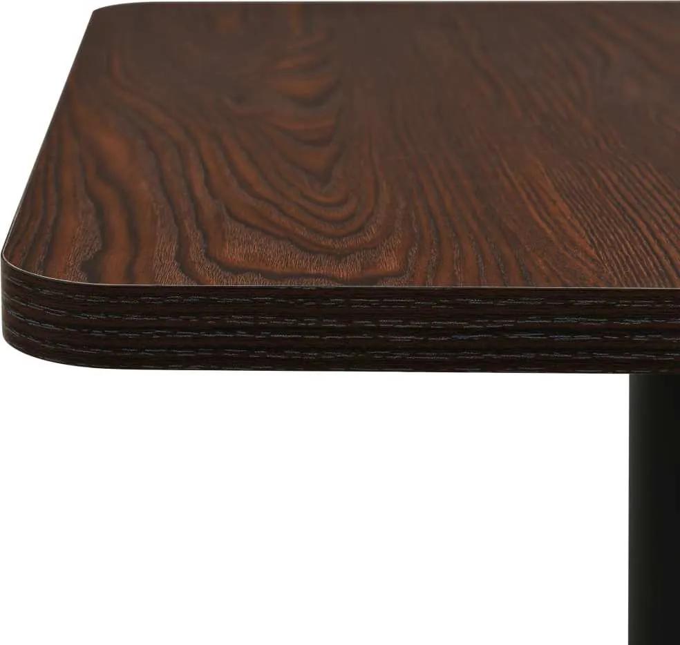 vidaXL Bistro stolek barva dub 78,5 x 78,5 x 107 cm [321929] Barva: Tmavě popelavá