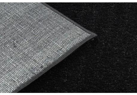 Dywany Luszczow Kusový koberec SOFTY, Jednobarevný, černý Rozměr koberce: 160 x 220 cm