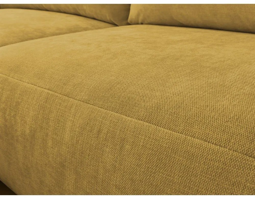 Okrově žlutá rohová pohovka Aden – Bobochic Paris