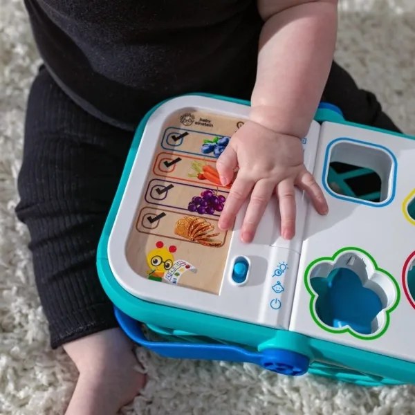 Baby Einstein - Dětský interaktivní nákupní košík MAGIC TOUCH HAPE 3xAAA