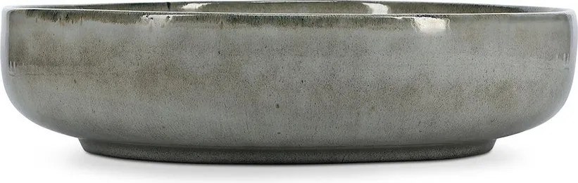 Zelený/modrý servírovací talíř z kameniny ø 28 cm Meridian – Salt&amp;Pepper