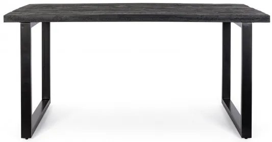 BIZZOTTO Jídelní stůl HASTINGS černý 160x90 cm 0747015