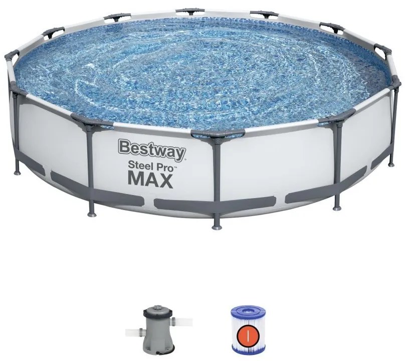 Bestway Bazén Steel Pro Max 3,66 x 0,76 m s kartušovou filtrací - 56416