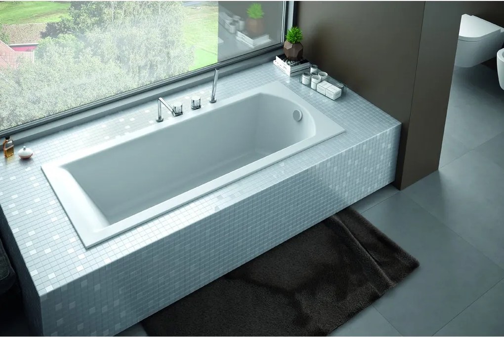 Besco SHEA SLIM 140 x 70 cm VANSHEA140SLIM+OLVPINOZ vana vč. nožiček
