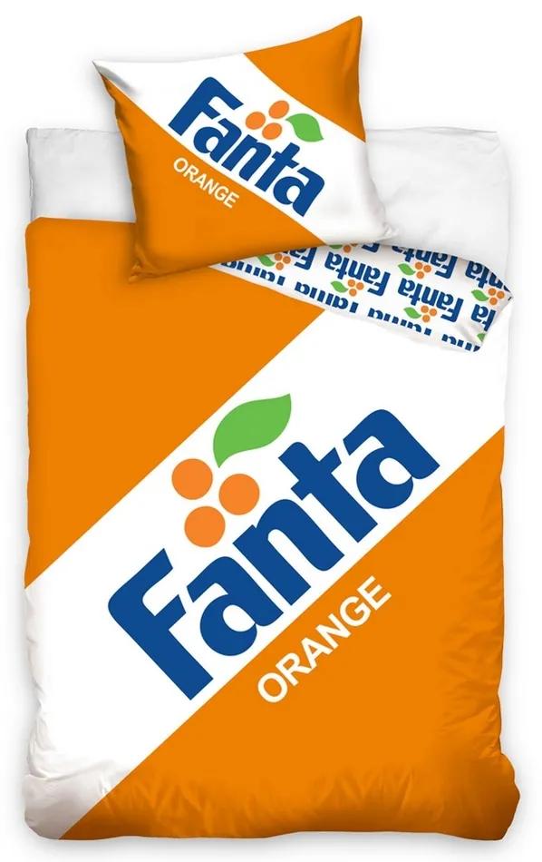 Tiptrade Bavlněné povlečení Fanta Clasic Logo, 140 x 200 cm, 70 x 90 cm