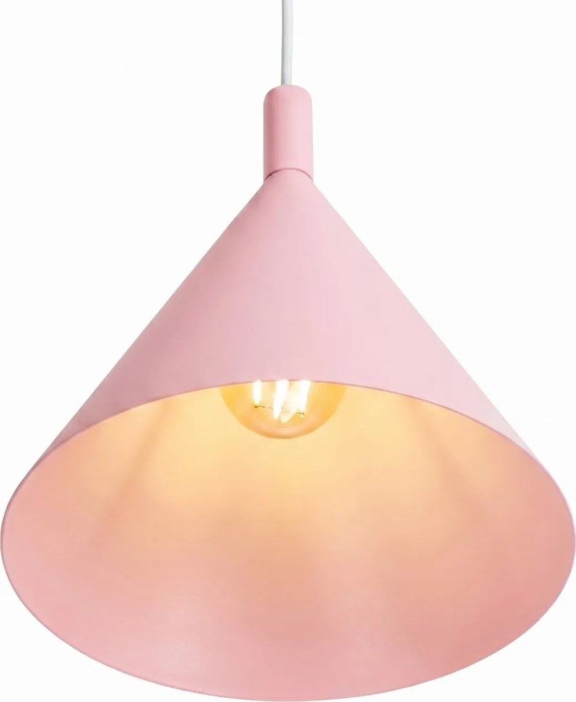 Sollux Lighting Závěsné svítidlo NOX 25 růžové