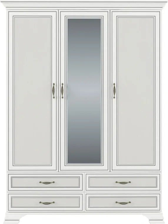 Skříň se zrcadlem 3d4s fineline crema Tiffany II