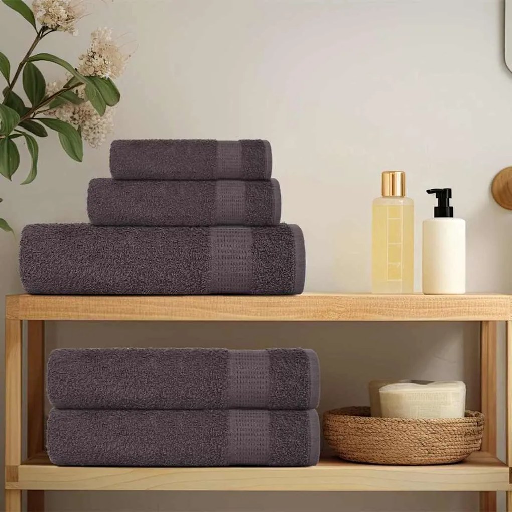 Ručníky FROGN 2 ks antracitové 50x100 cm 360 g/m² 136681