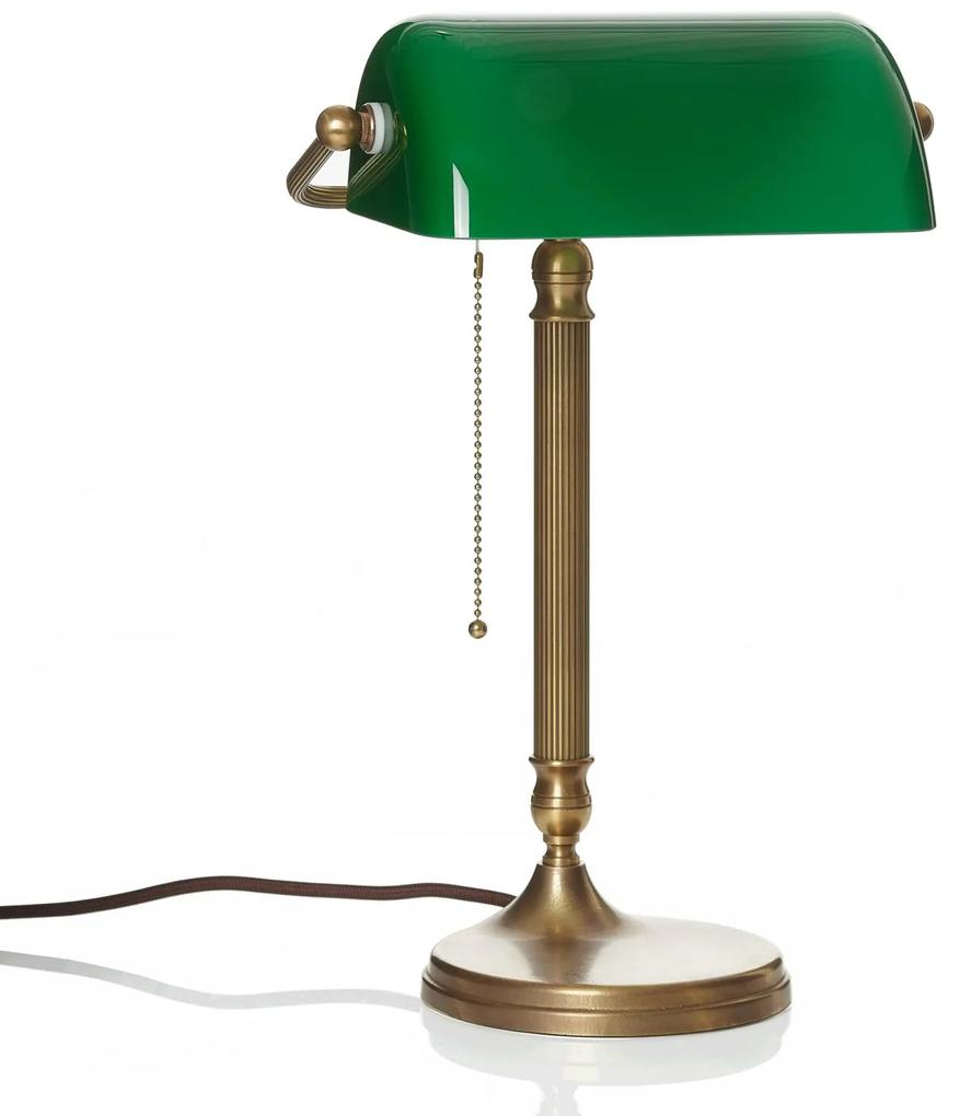 Ručně vyrobená bankéřská lampa JIVAN