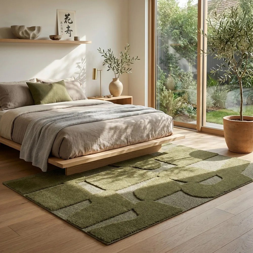 Tmavě zelený koberec 80x150 cm Cairo – ESTE