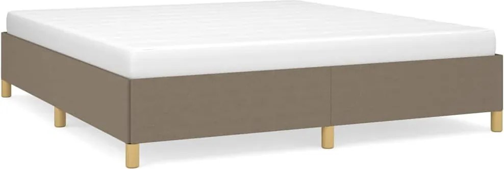 Rám postele s boxspringem taupe 180 x 200 cm textil 3120981