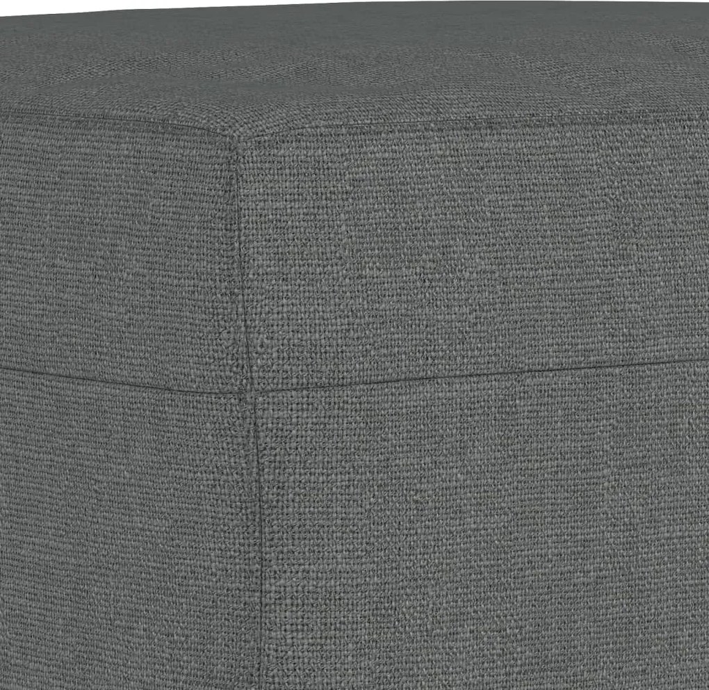 3dílná sedací souprava s poduškami tmavě šedá textil 3201673