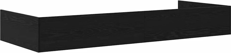 Rám postele se zásuvkou Černý dub 80 x 200 cm Kompozitní dřevo 3335238