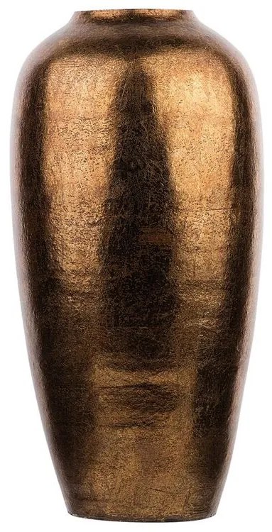 Pálená hlína Dekorativní váza 48 Zlatá LORCA Beliani