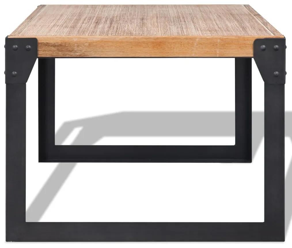 vidaXL Konferenční stolek, masivní akáciové dřevo 100x60x45 cm