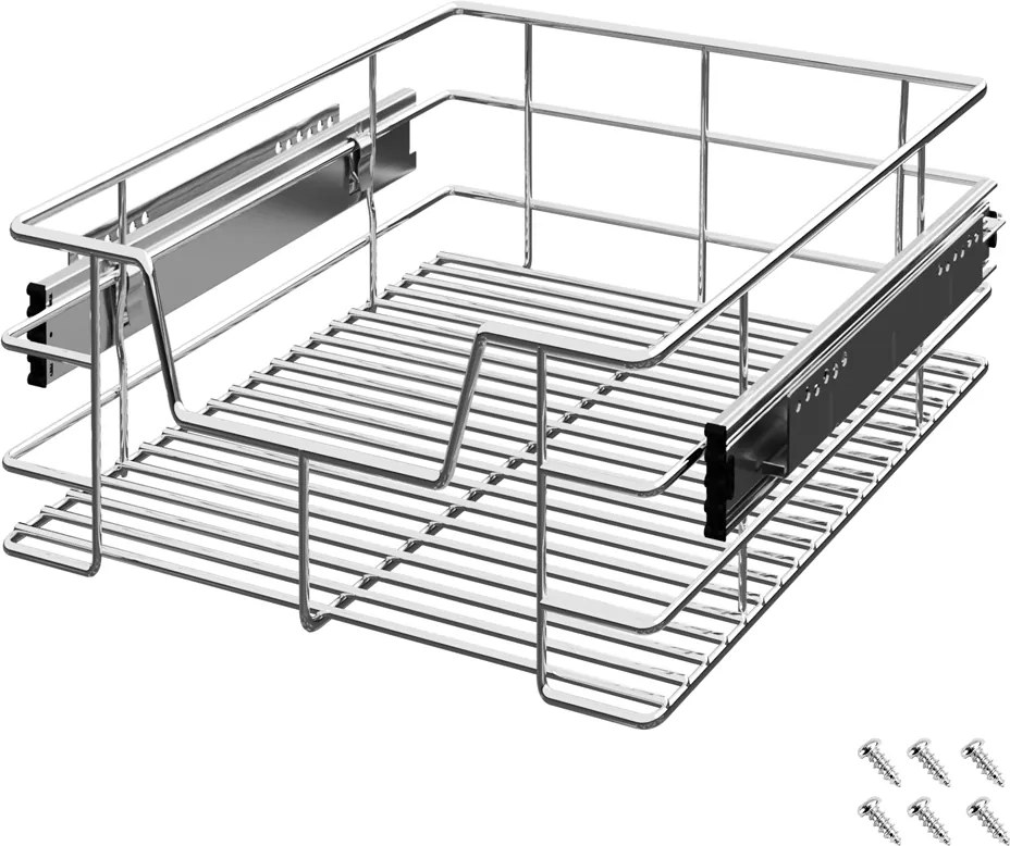 Výsuvný koš do skříňky 40cm šířka skříňky vnější rozměr