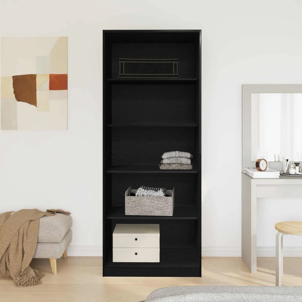 Šatní skříň Černý dub 80 x 50 x 200 cm Kompozitní dřevo 3378503
