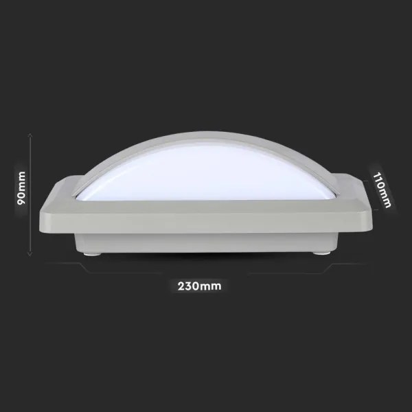 LED Venkovní nástěnné svítidlo LED/12W/230V 6400K IP65