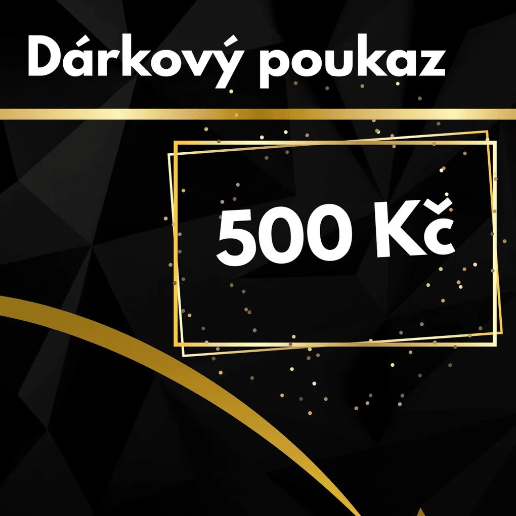 Elektronický dárkový poukaz v hodnotě 500 Kč