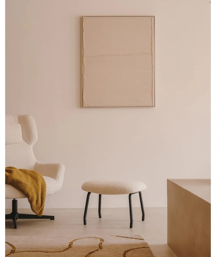 Krémové křeslo Zalina – Kave Home